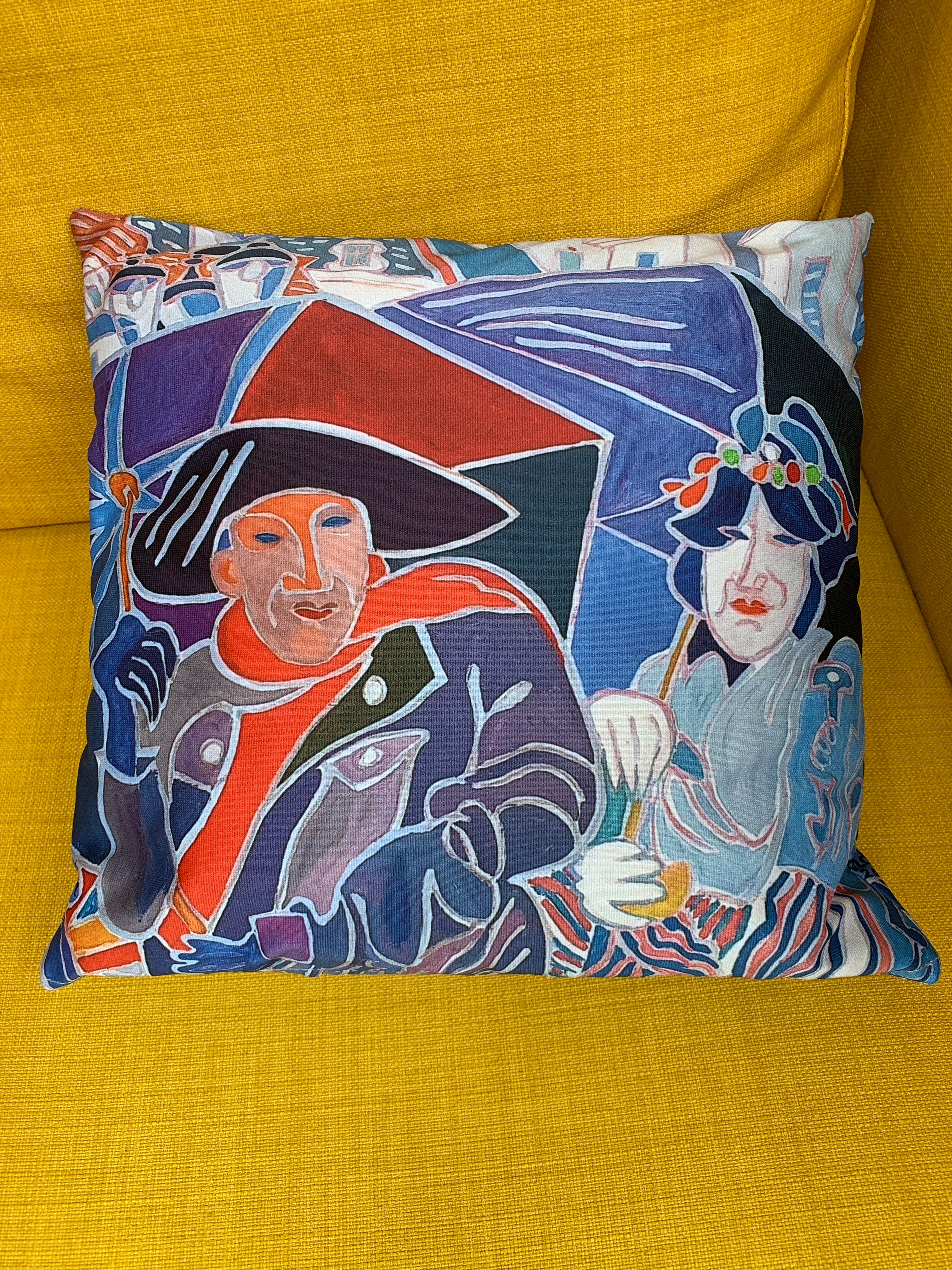Small carnival cushion – Henri Landier