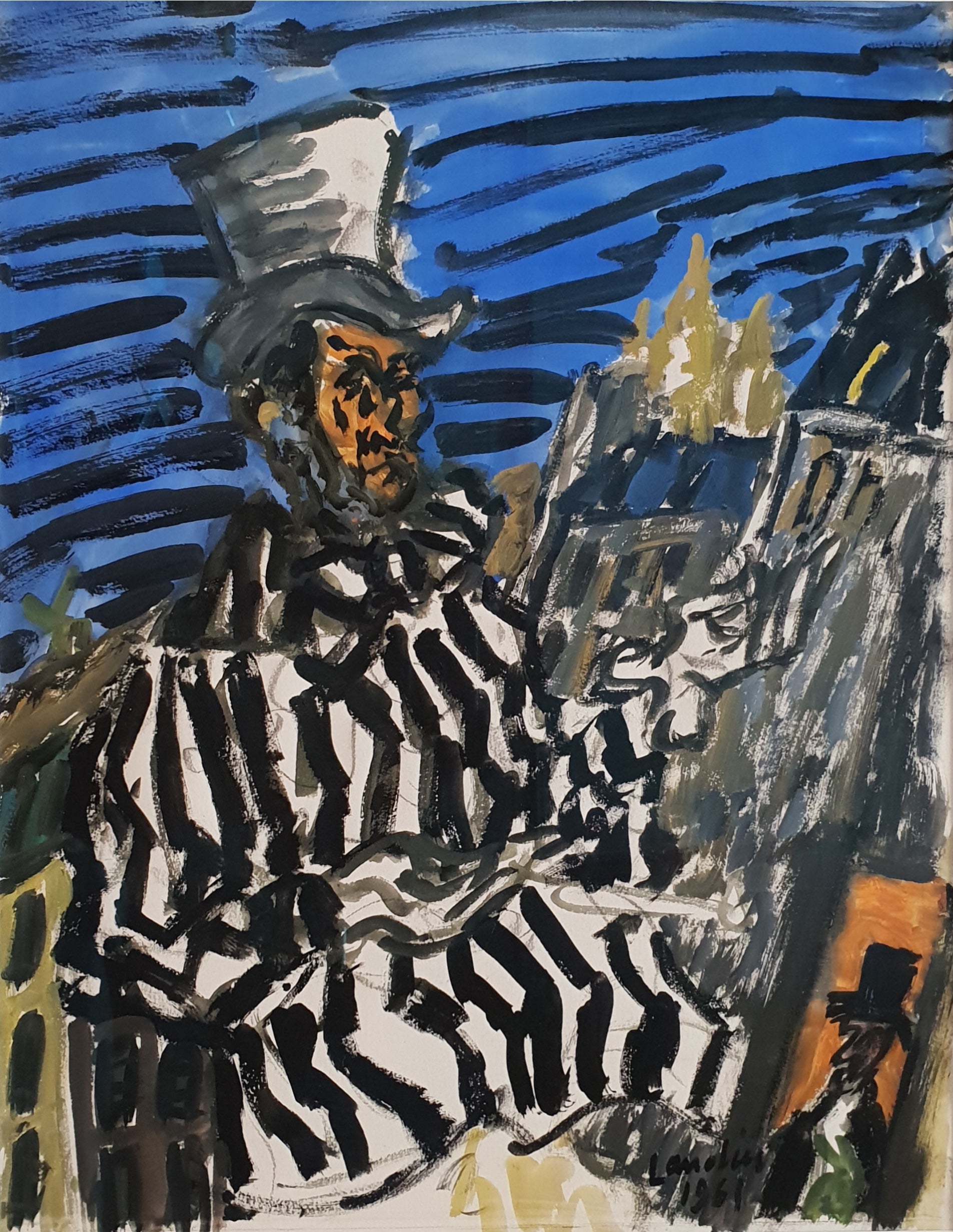 Canari devant Montmartre, 1961 – Henri Landier